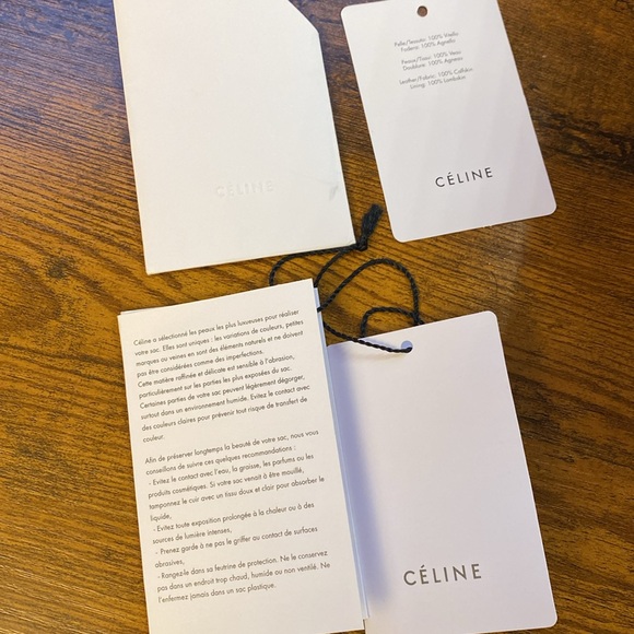 Celine | Bags | Authentic Celine Medium Classic Bag With Tag | Poshmark